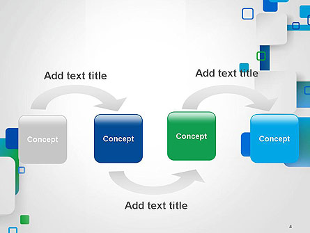 Abstract Overlap Squares Presentation Template for PowerPoint and ...