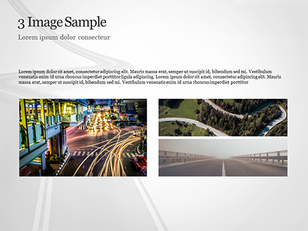 Uphill Winding Road Presentation Template for PowerPoint and Keynote ...