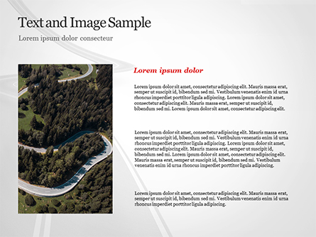 Uphill Winding Road Presentation Template for PowerPoint and Keynote ...