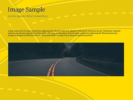 Roads Illustration Presentation Template for PowerPoint and Keynote ...