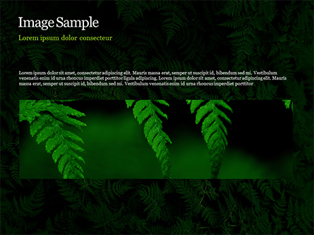 Fern Leaves Presentation Template for PowerPoint and Keynote | PPT Star