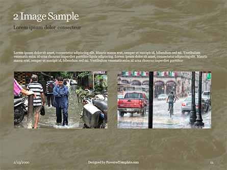 City Flood Presentation Presentation Template for PowerPoint and ...