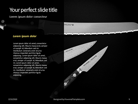Chef's Knife Presentation Presentation Template for PowerPoint and ...